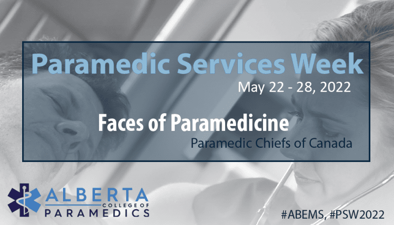 Paramedic Services Week – Alberta College of Paramedics