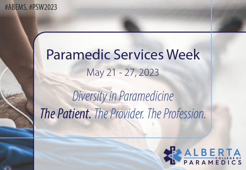 Paramedic Services Week – Alberta College of Paramedics
